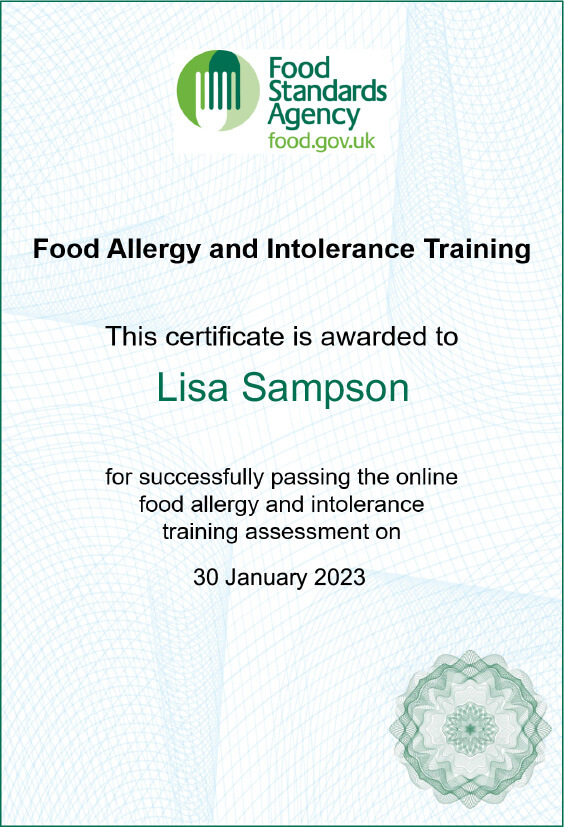 Allergy Information | Locket and Sugar